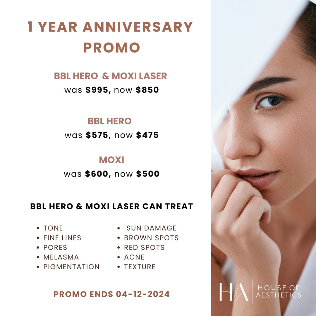 BBL® HERO™️+ Moxi Laser Special Offer - Huntington Beach